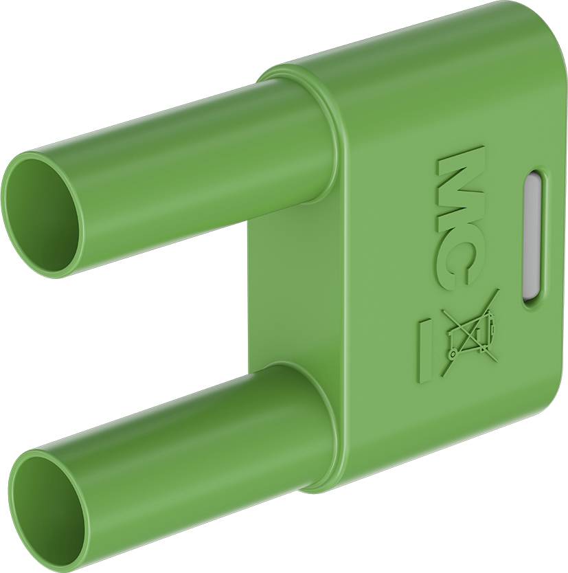 Staubli SKS-4N-19 spojni utikac zelena Pin-fi: 4 mm Udaljenost nozice: 19 mm