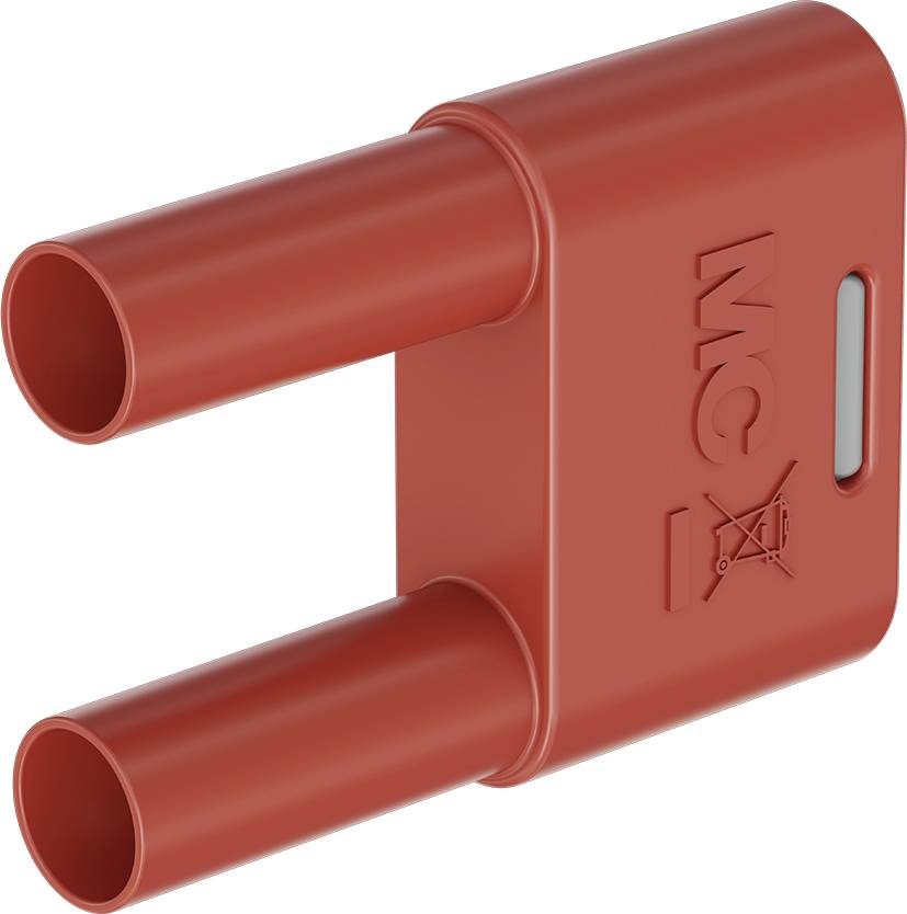 Staubli SKS-4N-19 spojni utikac crvena Pin-fi: 4 mm Udaljenost nozice: 19 mm