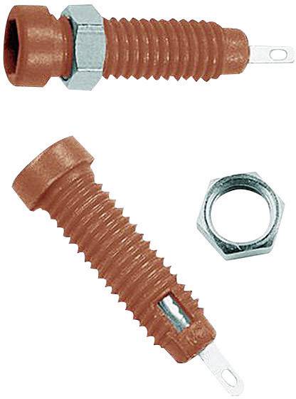 Staubli LB2-IF laboratorijski zenski konektor zenski konektor, vertikalna ugradnja Pin-fi: 2 mm crvena