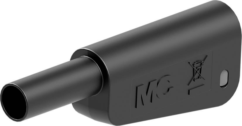Staubli SLQ-4N-46 sigurnosni lamelarni muski konektor utikac Pin-fi: 4 mm crna