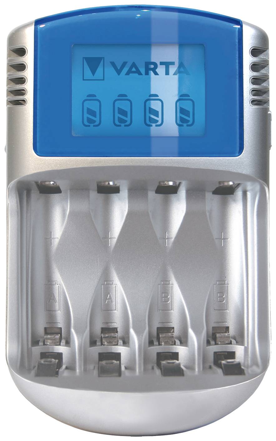 Varta LCD Charger 4×5716 & 12V & USB punjac okruglih stanica nikalj-metal-hidridni micro (AAA), mangan (AA)