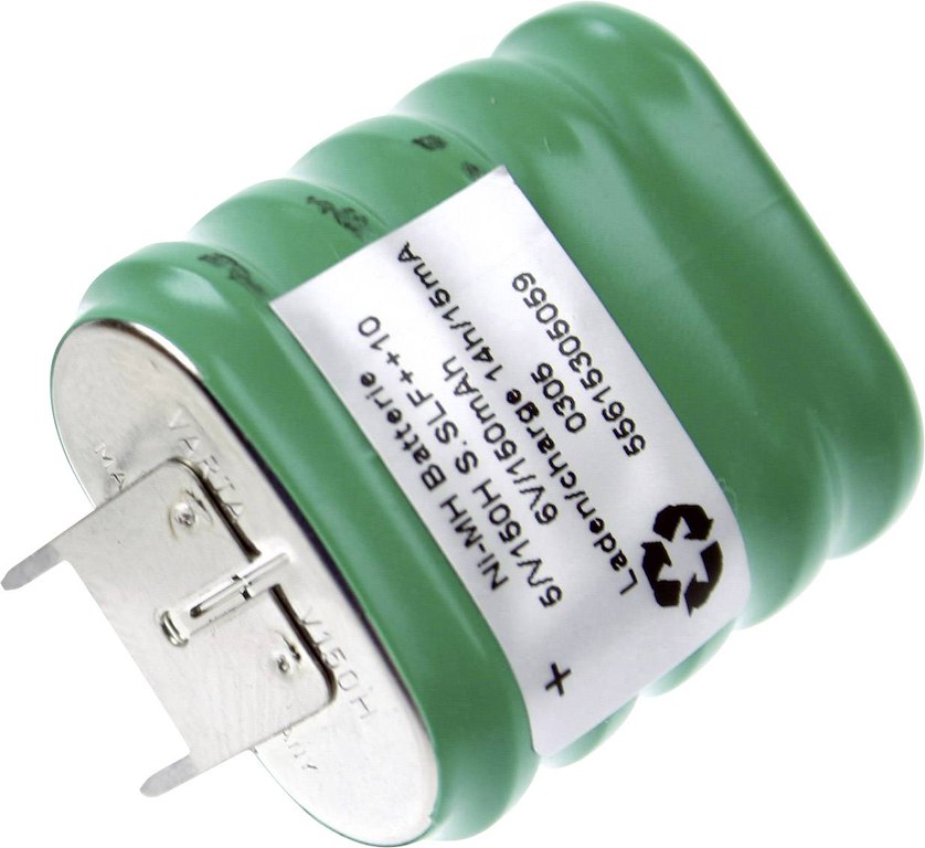 Varta V5/150H-SLF ++/- okrugli akumulator 150H NiMH 150 mAh 6 V