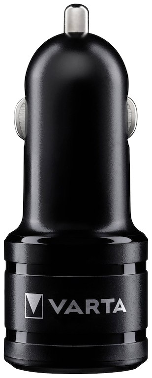 Varta Car Charger Dual USB USB punjac 30 W osobno vozilo, teretno vozilo Izlazna struja maks. 5400 mA USB, zenski konektor USB-C? Broj izlaza: 2 x