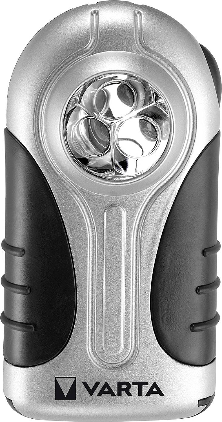 LED-plosnata lampa Silver Varta 16647101421