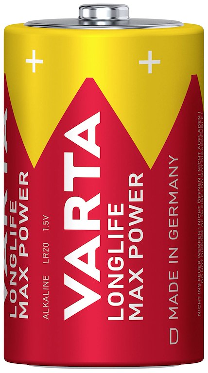 Varta LONGLIFE Max Power D Bli 2 mono (l) baterija alkalno-manganov 16500 mAh 1.5 V 2x