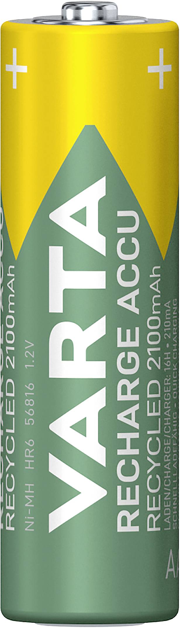 Varta RECH.AC.RECYC.AA2100mAh BLI4 mangan (AA) akumulator NiMH 2000 mAh 1.2 V 4x