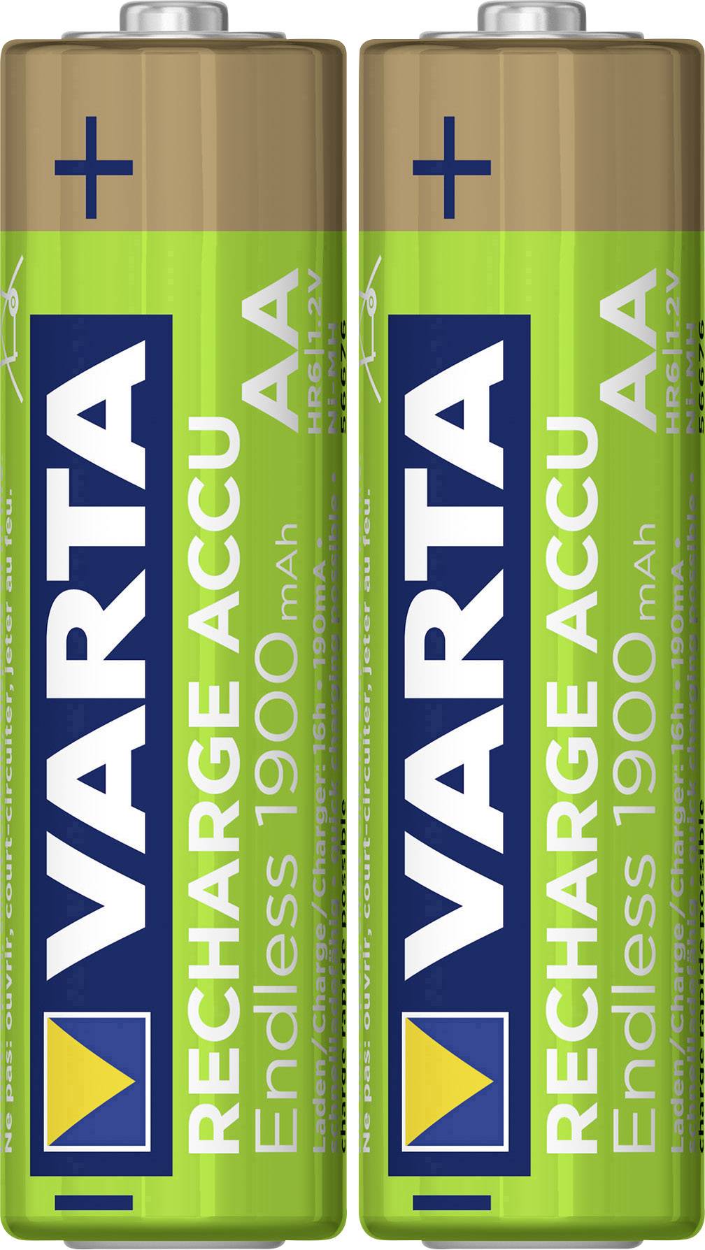 Varta RECH.AC. ENDL.AA1900mAh BLI2 mangan (AA) akumulator NiMH 1900 mAh 1.2 V 2x