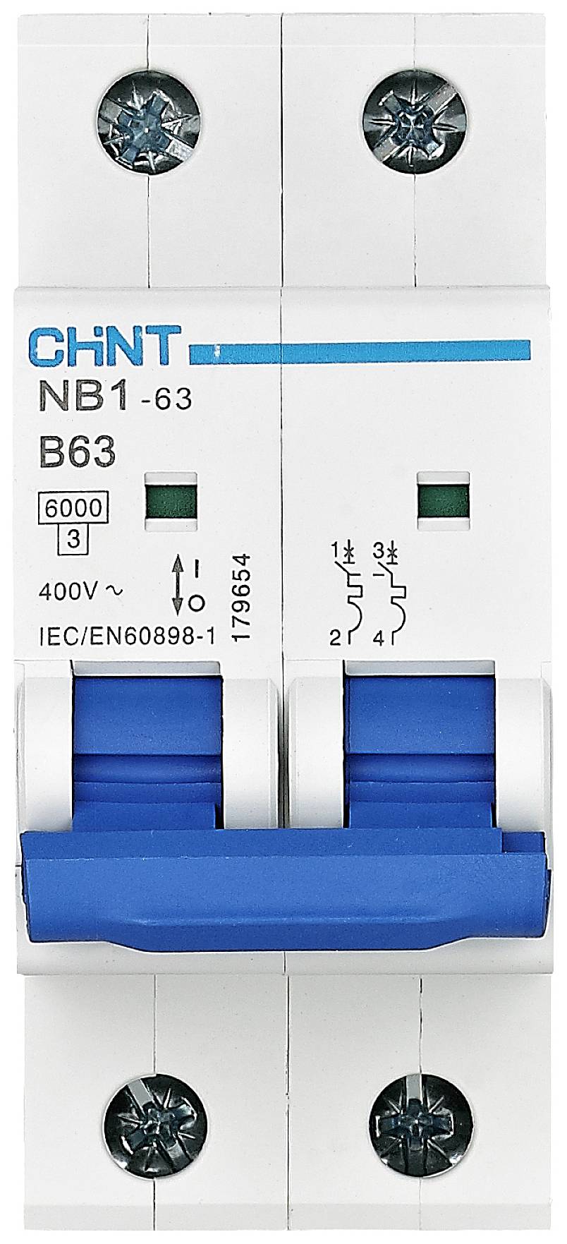 Chint 179646 NB1-63 2P B20 6kA DB zastitna sklopka za vodove 2-polni 20 A 240 V, 415 V