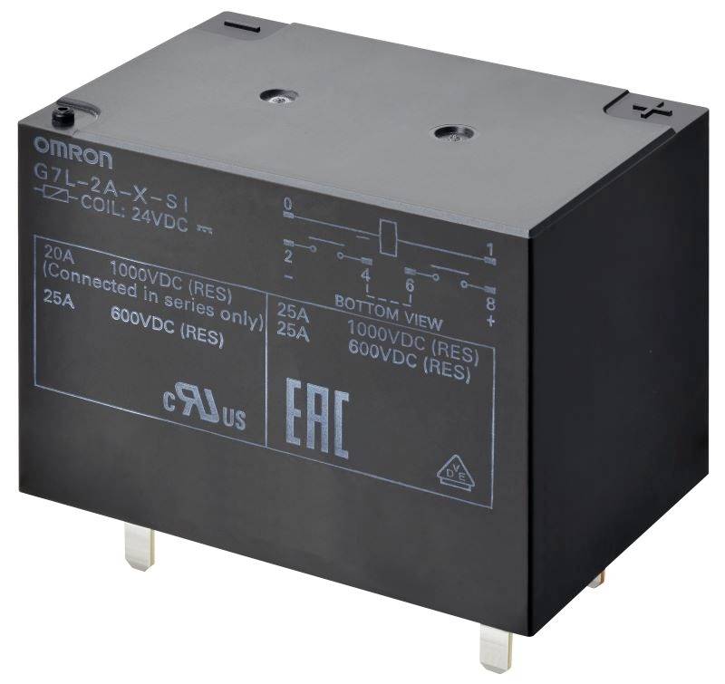 Omron G7L-2A-X-SI-DC12 relej za PCB stampane ploce 12 V/DC 30 A 2 zatvarac