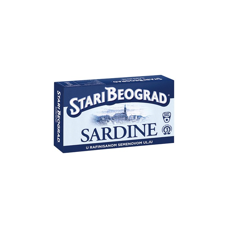 Stari Beograd sardine u semenovom ulju 100g stari beograd