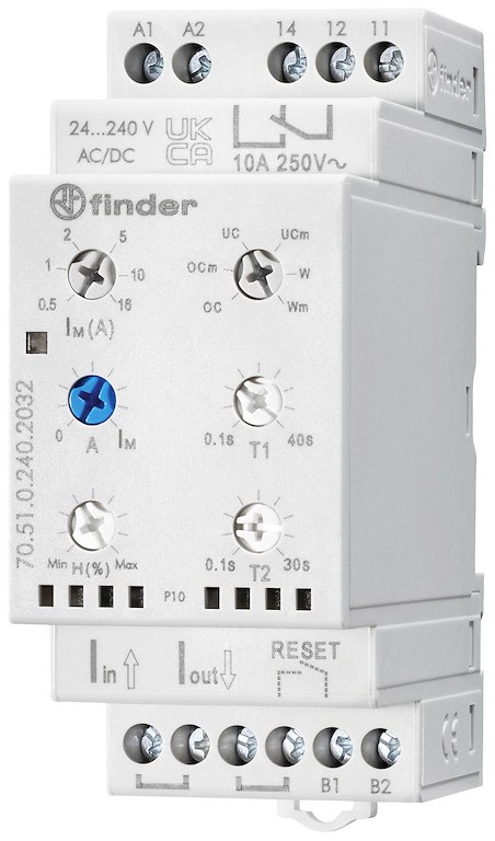 relej za nadzor 24, 24 – 240, 240 V/DC, V/AC 1 preklopni Finder 70.51.0.240.2032