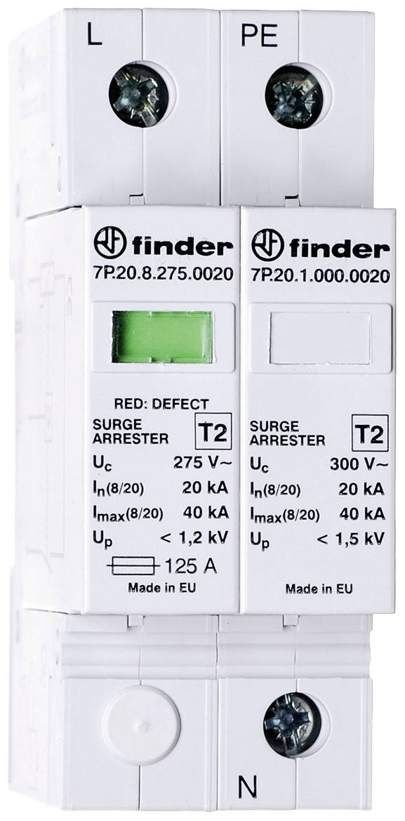 Finder 7P.22.8.275.0020 odvodnik prenapona Zastita od prenapona za: razvodni orman