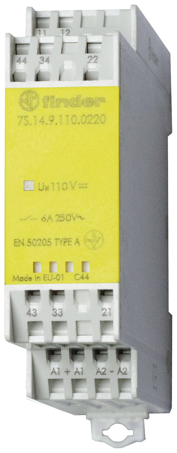 Finder 7S.14.9.012.4220 relej Nazivni napon: 12 V/DC Uklopna struja (maks.): 3 A