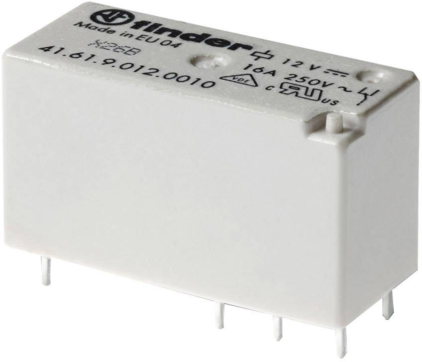 Finder 41.61.9.024.0000 PCB relej 12 V/DC 16 A 1 preklopnik 20 kom.