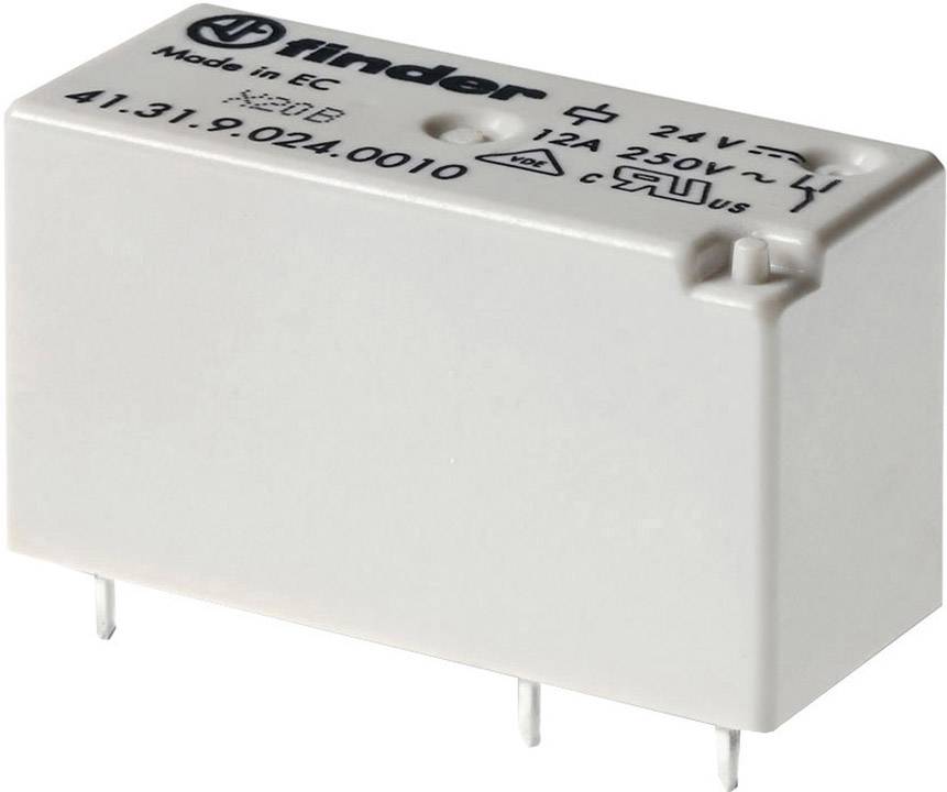 Finder 41.31.9.024.0010 PCB relej 24 V/DC 12 A 1 preklopnik 20 kom.