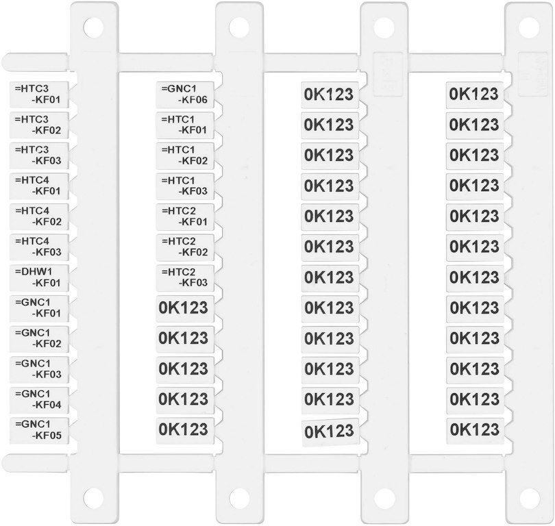 Finder 060.48 etiketa etiketa Bulk 10 kom.