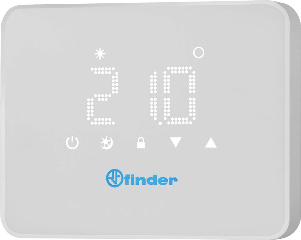 Finder 1T.91.9.003.0000 sobni termostat nadžbukna dnevni 3 V/DC 125,9 mm 98,9 mm