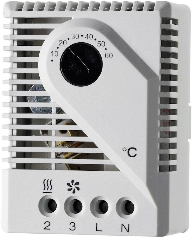 Finder termostat za razvodni orman 7T.91.0.000.2004 250 V/AC 1 preklop (D k s k V) 67 k 50 k 46 mm