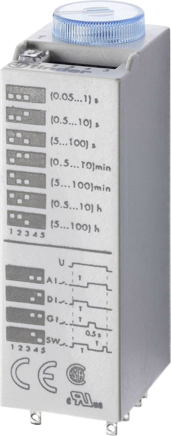 Finder 85.02.0.024.0000 vremenski relej 85.02.0.024.0000 24 V/AC, 24 V/DC multifunkcionalni