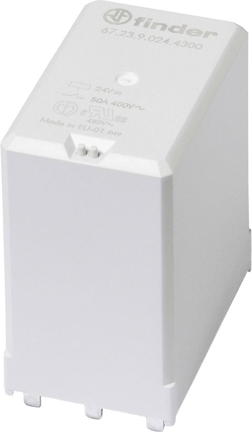 Finder 67.23.9.024.4300 PCB relej 24 V/DC 50 A 3 NE
