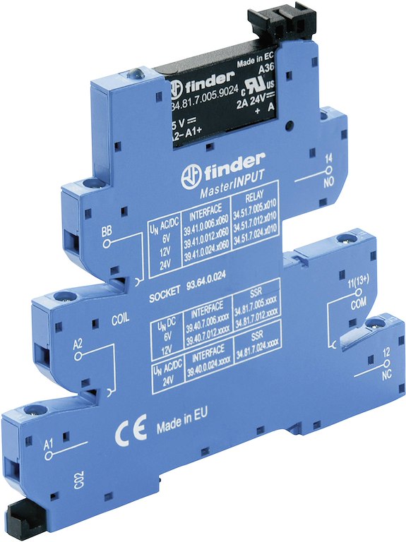Finder solid state relej 39.40.0.024.8240 2 A Preklopni napon (maks.): 230 V/AC