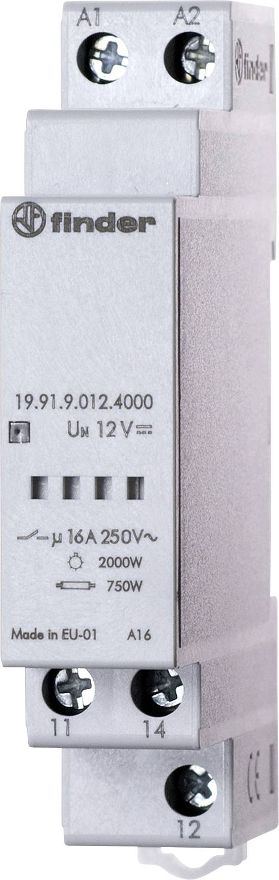 Finder 19.91.9.024.4000 relej Preklopna struja (maks.): 16 A 1 kom.