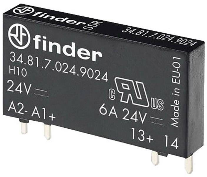 Poluprovodnicki relej Finder 34.81.7.060.9024 Preklopni napon (maks.): 33 V/DC trenutni prekidac