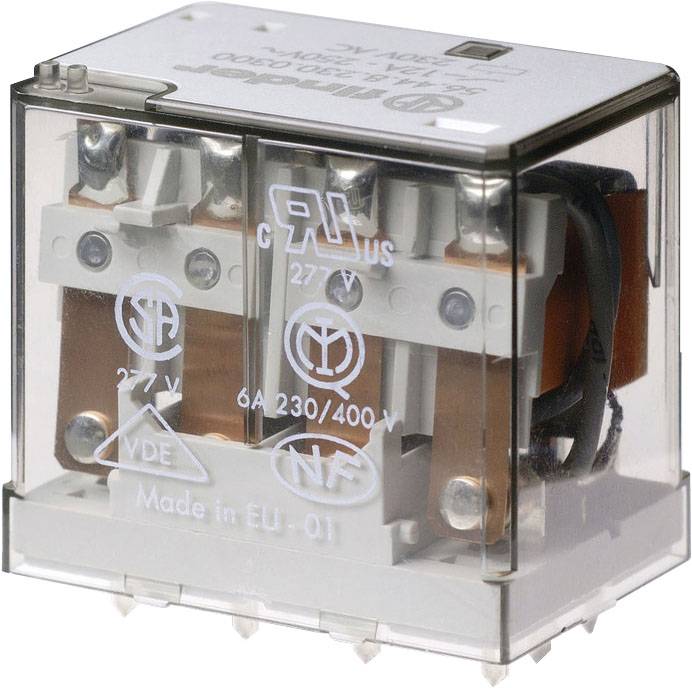 Finder 56.44.8.125.0000 PCB relej 125 V/AC 12 A 4 prekidac