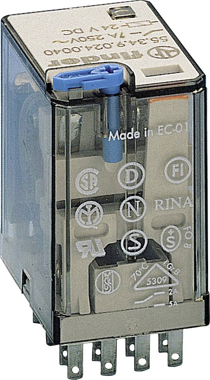 Finder 55.34.9.060.5090 uticni relej 60 V/DC 7 A 4 prekidac