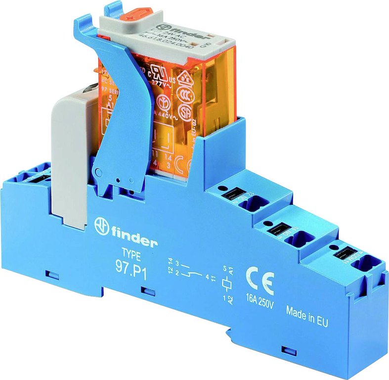 Finder 4C.P1.8.012.0060 spojni relej 12 V/AC 10 A 1 promena
