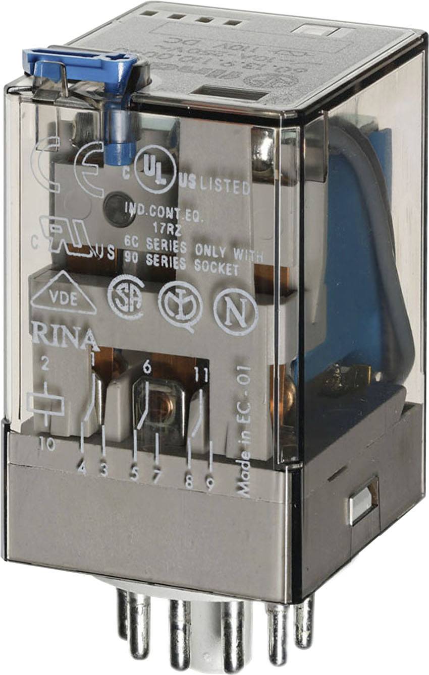 Finder 60.13.9.048.0070 uticni relej 48 V/DC 10 A 3 prekidac