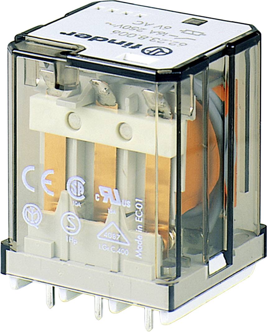 Finder 62.23.9.024.4000 PCB relej 24 V/DC 16 A 3 prekidac