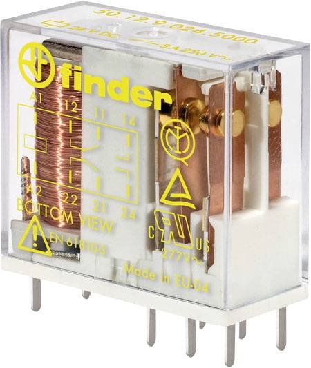 Finder 50.12.9.110.5000 PCB relej 110 V/DC 8 A 2 prekidac