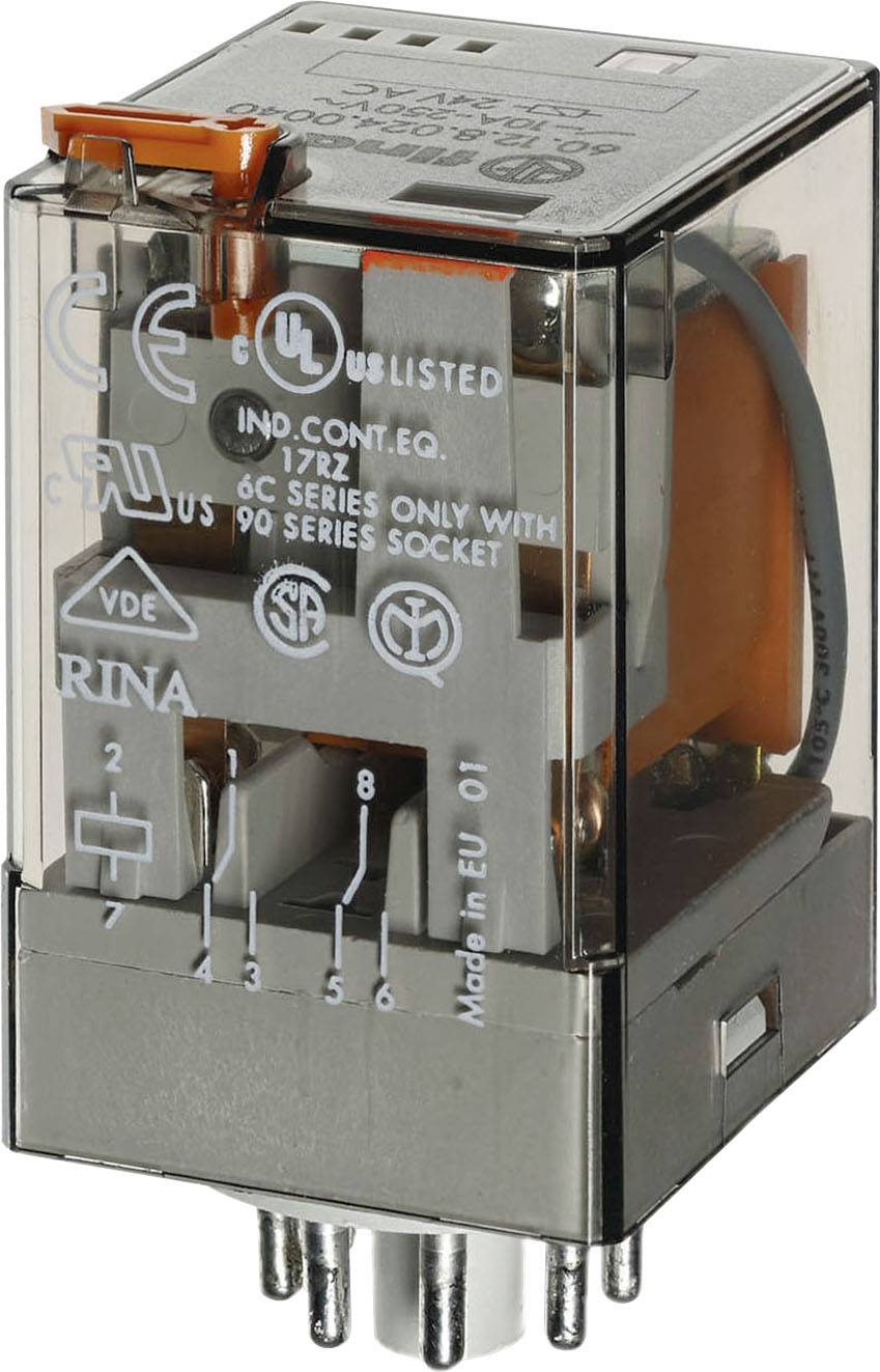 Finder 60.12.8.012.0040 uticni relej 12 V/AC 10 A 2 prekidac