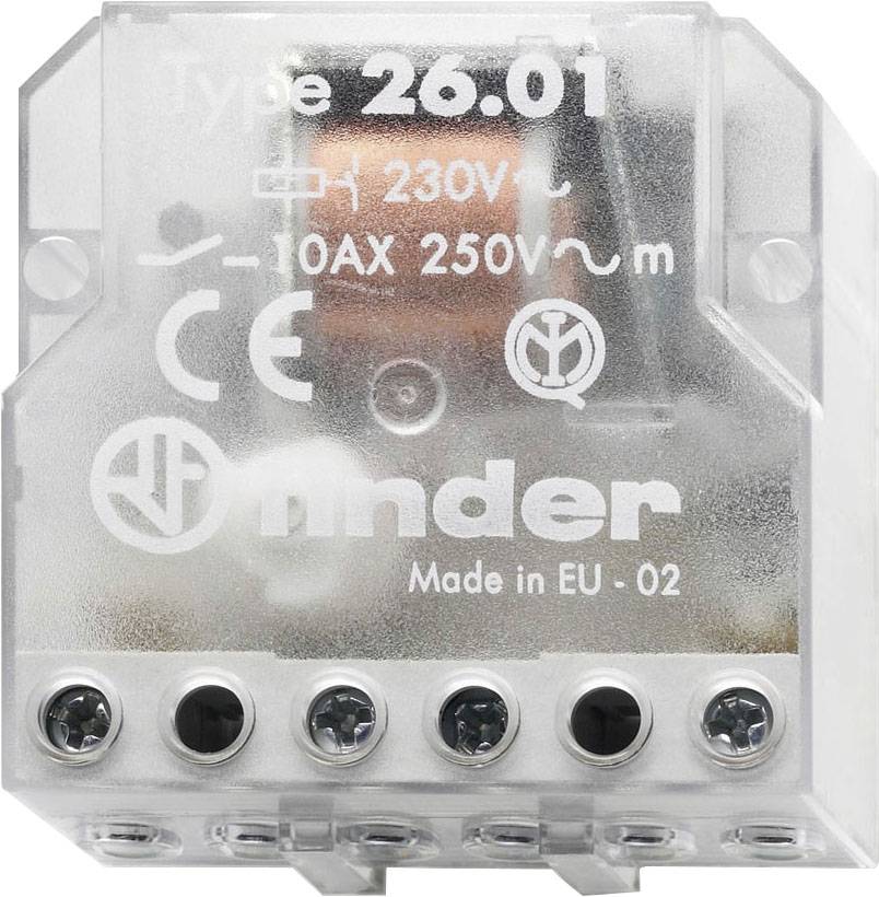 Finder 26.01.8.048.0000 impulsni prekidač 48 V/AC 10 A 1 zatvarač