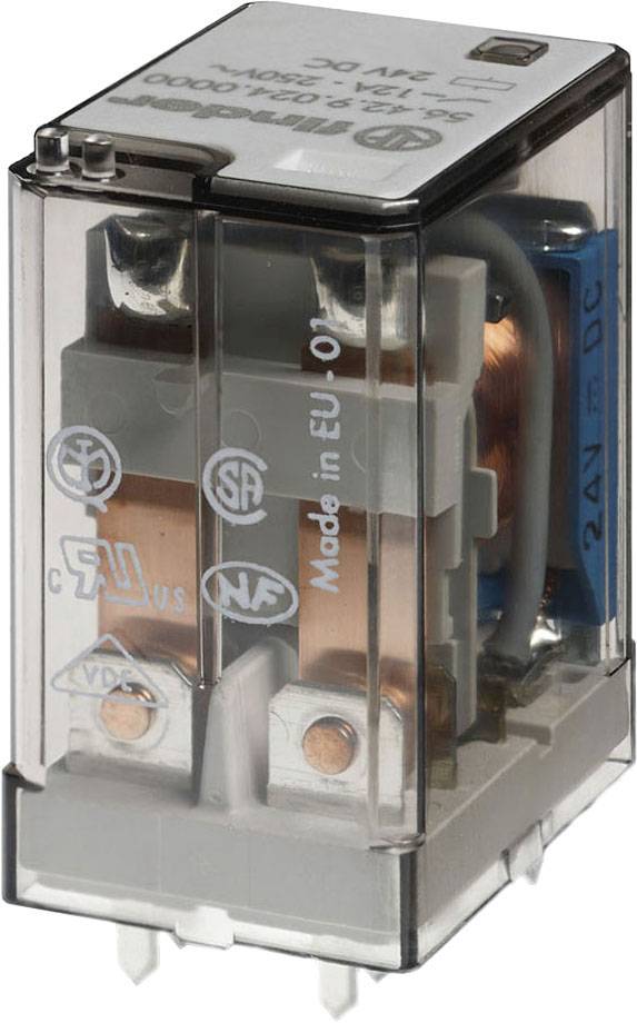 Finder 56.42.9.024.0000 PCB relej 24 V/DC 12 A 2 prekidac