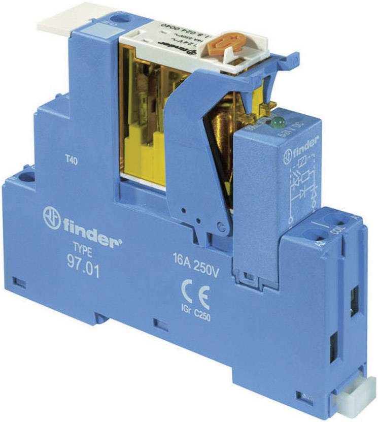 Finder 4C.01.9.012.0050 relejni modul 1 CO kontakt 12 V/DC