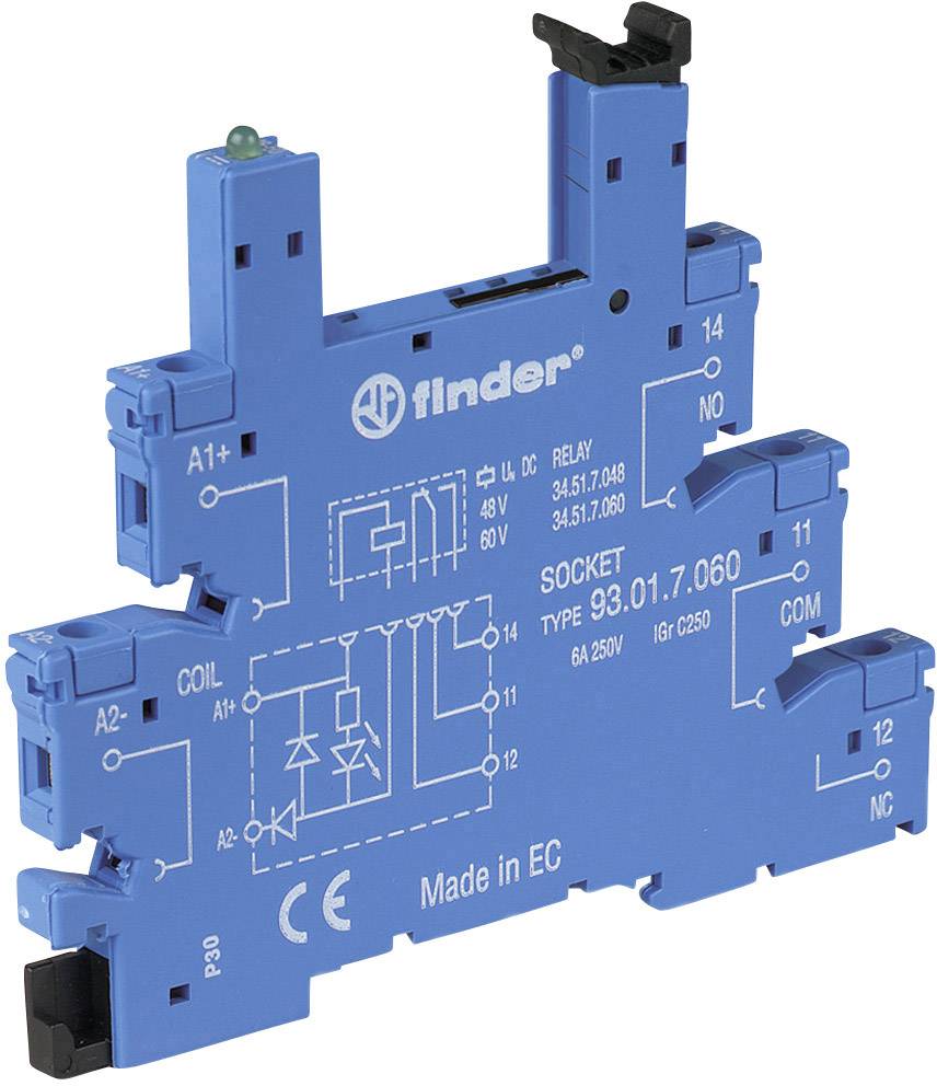 Finder 93.01.7.060 podnožje releja serija 34 vijčana stezaljka 88 mm