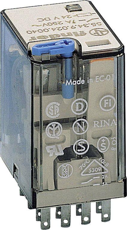 Finder 55.34.9.024.0090 uticni relej 24 V/DC 7 A 4 prekidac