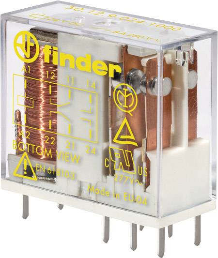 Finder 50.12.9.024.1000 PCB relej 24 V/DC 8 A 2 prekidac