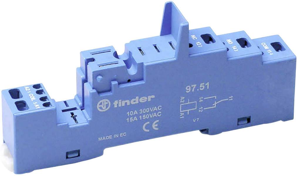 Finder podnožje releja opruga profilna šina 95,6 mm