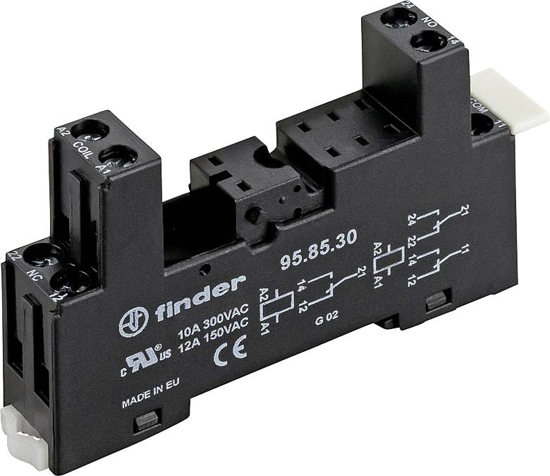 Finder 95.85.30 podnožje releja vijčana stezaljka profilna šina 81,9 mm
