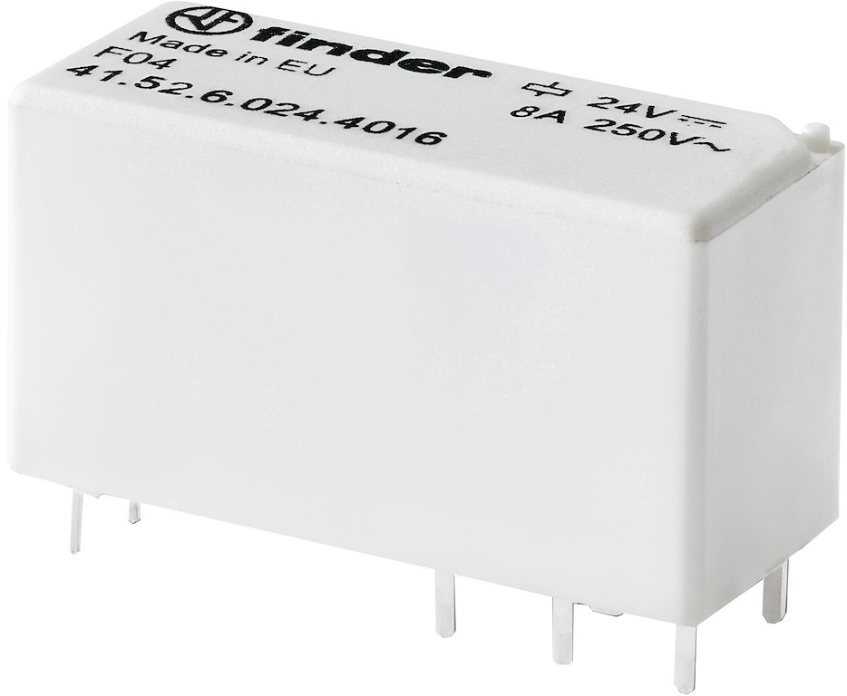 Finder 41.52.6.024.4016 PCB relej 24 V/DC 8 A 2 prekidac