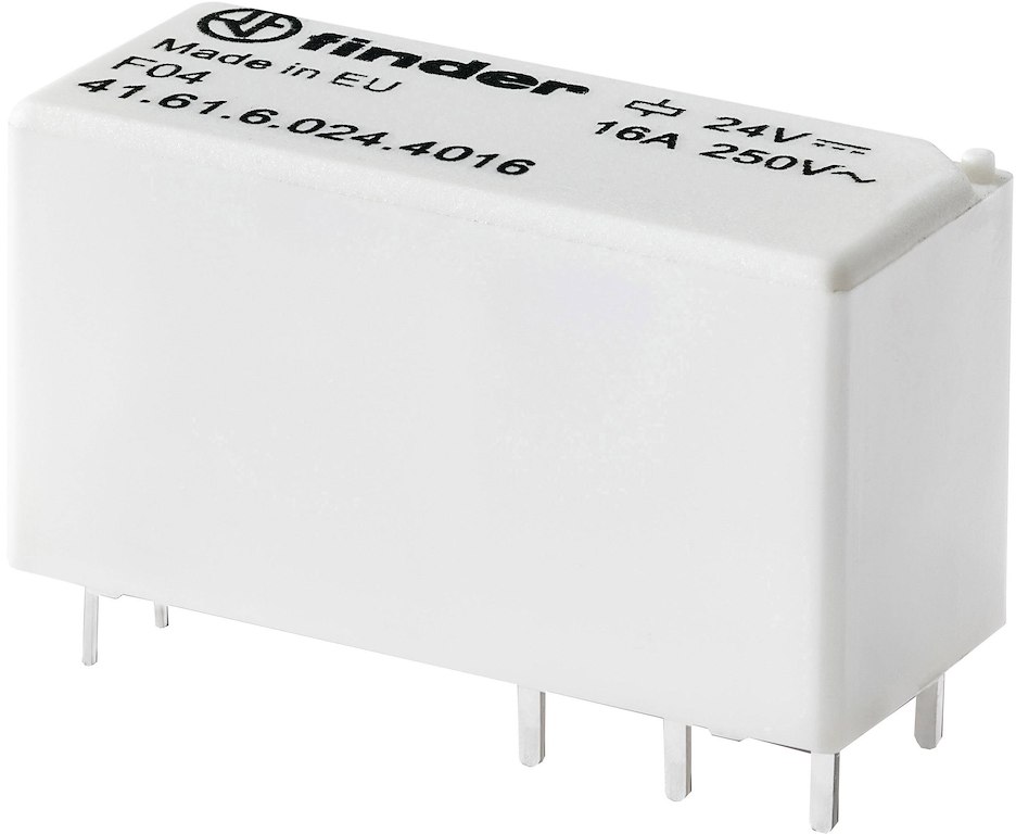 Finder 41.61.6.024.4016 PCB relej 24 V/DC 16 A 1 promena