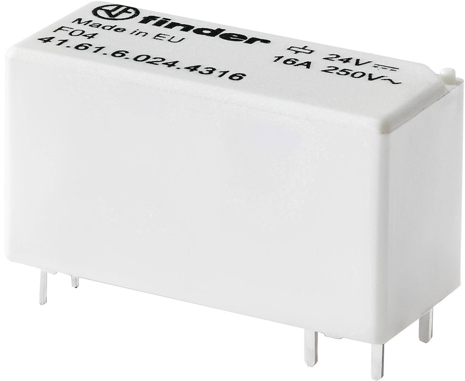 Finder 41.61.6.012.4316 PCB relej 12 V/DC 16 A 1 NE