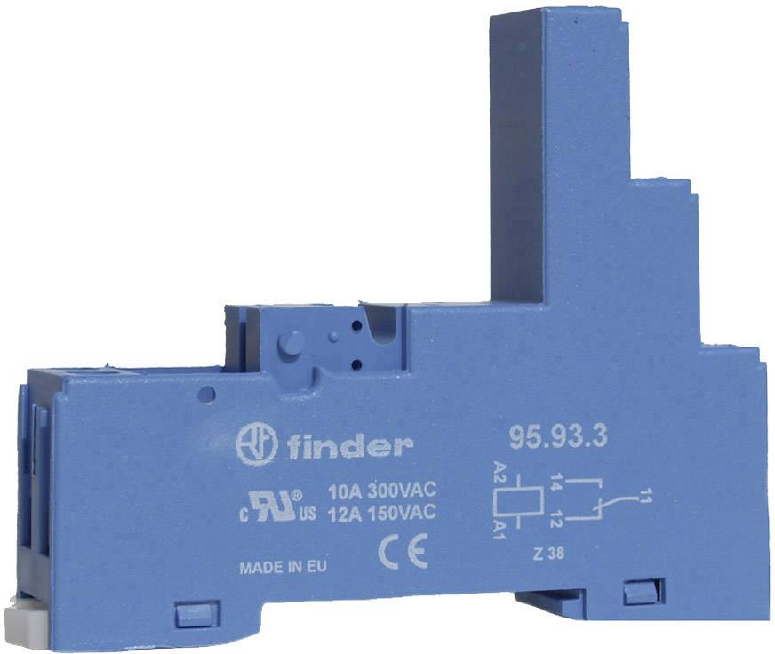 Finder 95.93.3 podnožje releja vijčana stezaljka profilna šina 81,9 mm