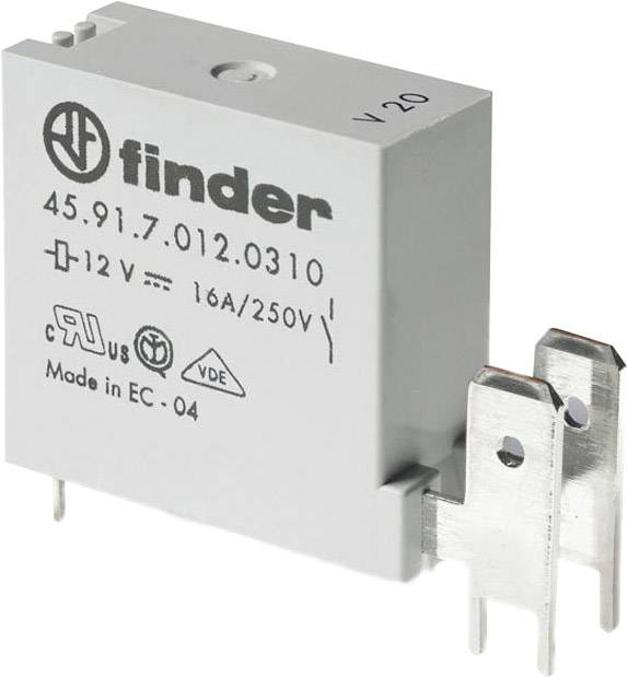 Finder 45.91.7.012.0311 PCB relej 12 V/DC 16 A 1 NE