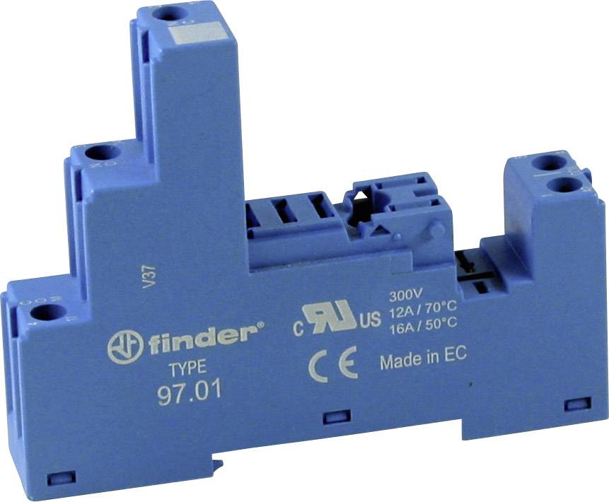 Finder podnožje releja vijčana stezaljka profilna šina 82,9 mm
