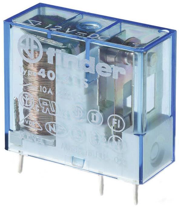 Finder 40.31.7.012.0000 PCB relej 12 V/DC 12 A 1 promena
