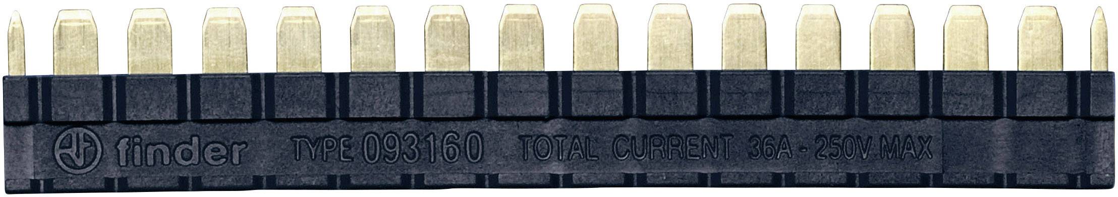 Finder 093.16.0 plug-in visestruki most 250 V/AC Broj polova (broj): 16 crna